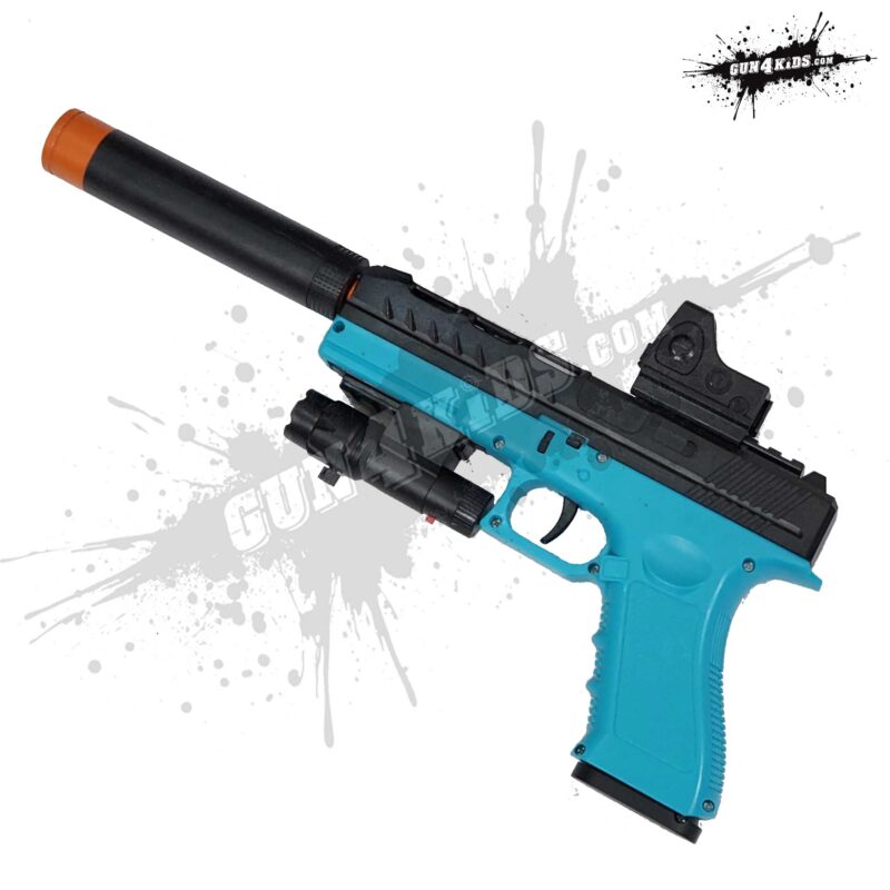 Mô Hình Súng Glock Xanh - Gun 4 Kids